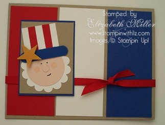 Happy Independence Day – Uncle Sam Card - Stampin' Up! Demonstrator ...