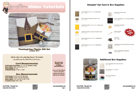 BLOG HOP & VIDEO: Thanksgiving Pilgrim Box and Card Set - Stampin' Up ...
