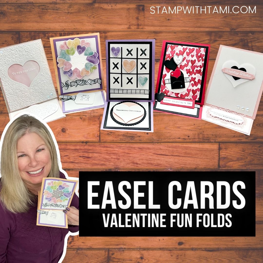 How To Make Easel Cards for Valentine's Day | StampWithTami.com