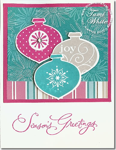 Delightful Decorations Holiday Cards - Stampin' Up! Demonstrator: Tami ...