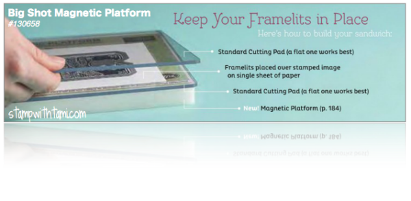 NEW: Magnetic Platform for Big Shot including video - Stampin' Up ...