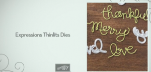 VIDEO: Expressions Thinlits Dies - Stampin' Up! Demonstrator: Tami White | Stamping, Crafting ...