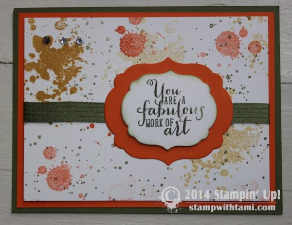 CARD: Work of Art - Part 1 - Stampin' Up! Demonstrator: Tami White ...