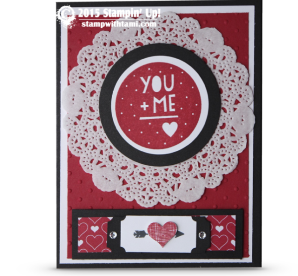 CARD: You Plus Me Valentines Day - Stampin' Up! Demonstrator: Tami ...