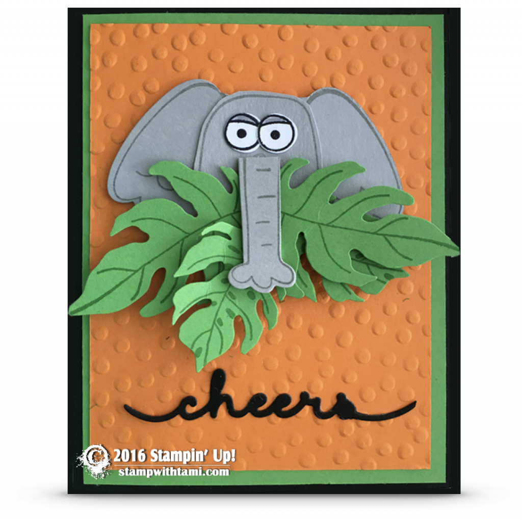 VIDEO: How to make munching Erick the Elephant Card - Stampin' Up ...