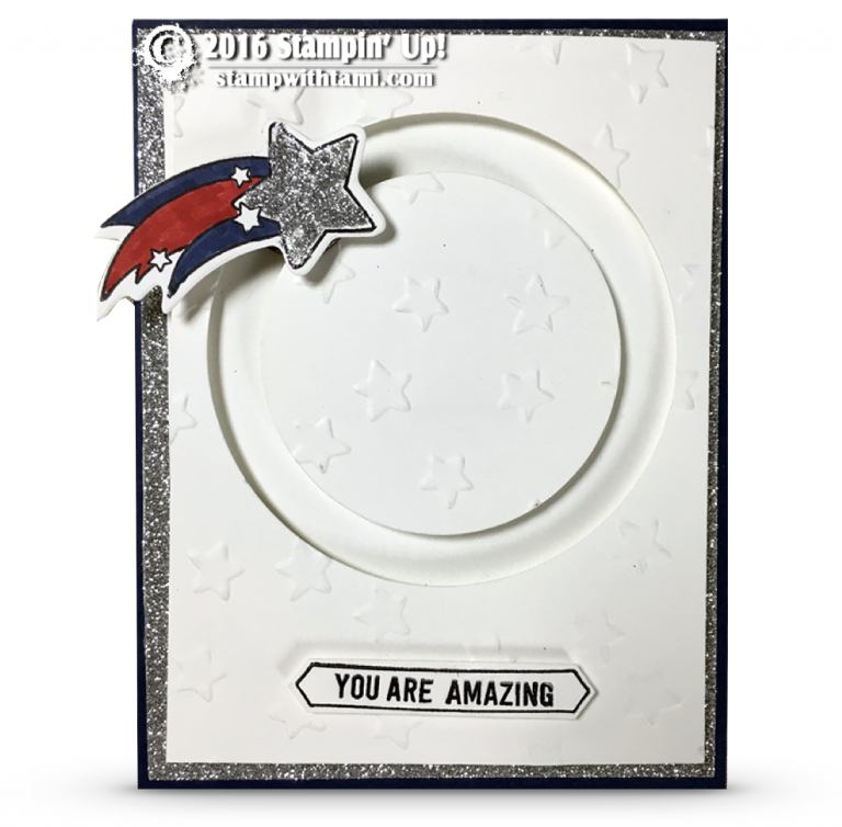 VIDEO: How to make a Penny Spinner Shooting Star card - Stampin' Up ...