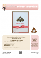 VIDEO: Stuff Happens - Poop Emoji fun card - Stampin' Up! Demonstrator ...