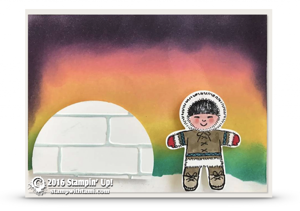 VIDEO: How to make a beautiful Northern Lights Alaskan Eskimo Card ...