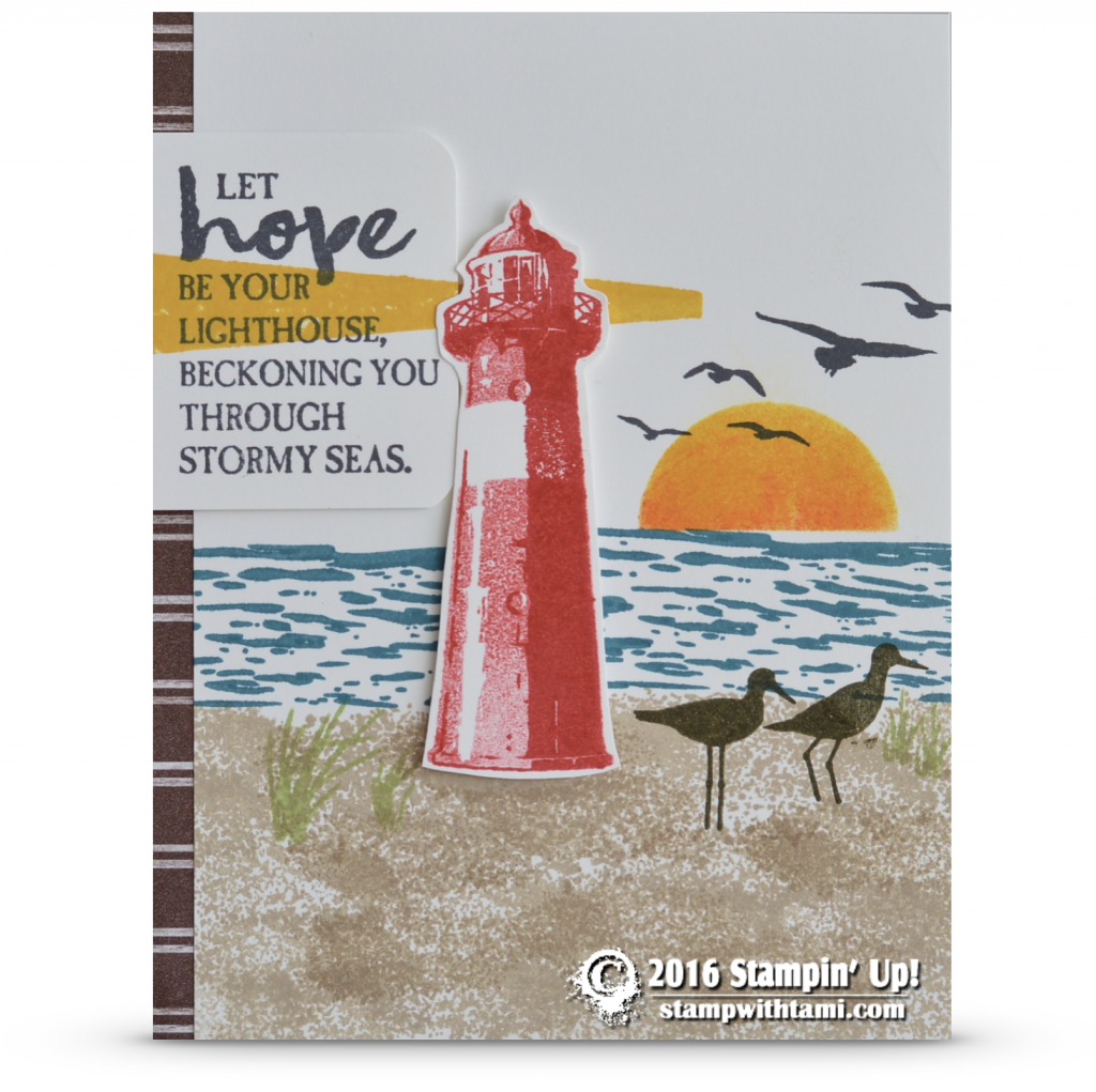 CARD: Let Hope Be Your Lighthouse Card - Stampin' Up! Demonstrator ...