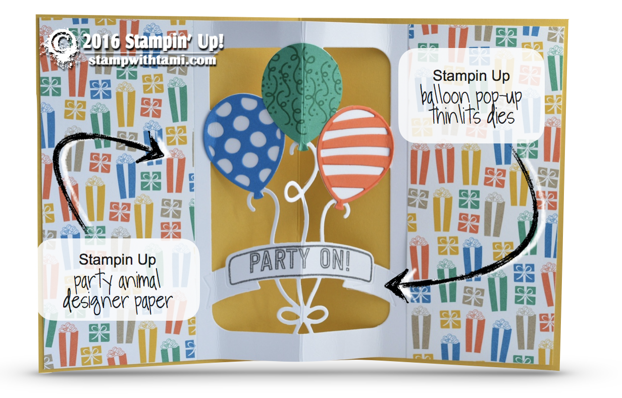 SNEAK PEAK & VIDEO: Balloon Adventures Pop-Up Birthday Card - Stampin ...