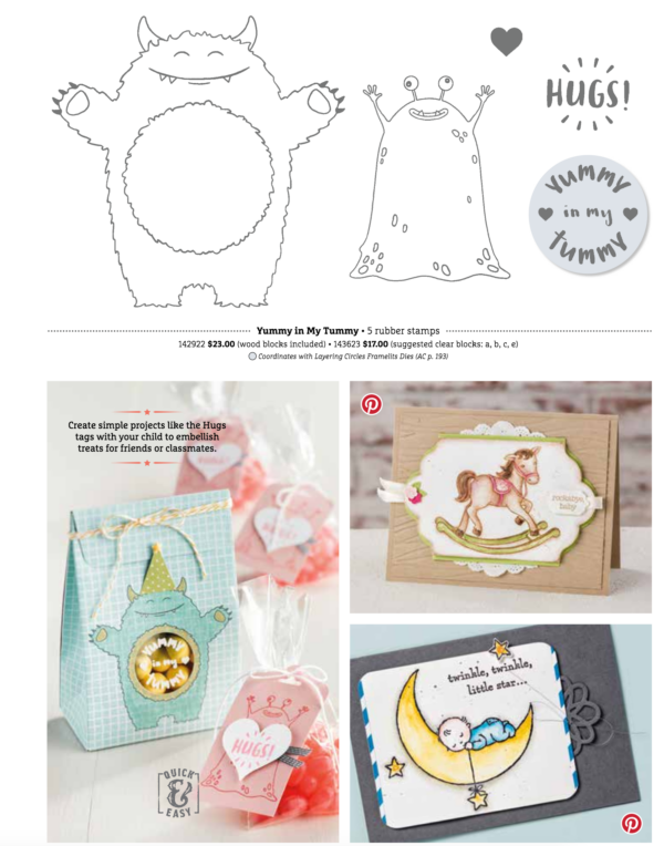 CARD: Adorable Monster Hugs for Valentines day - Stampin' Up ...