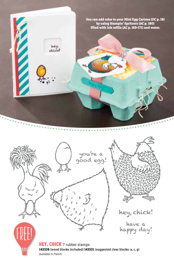 BLOG HOP: Hey Chick Card from Sale-a-bration - Stampin' Up ...