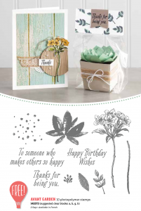 CARD: Beautiful SAB Avant Garden Thank You - Stampin' Up! Demonstrator ...