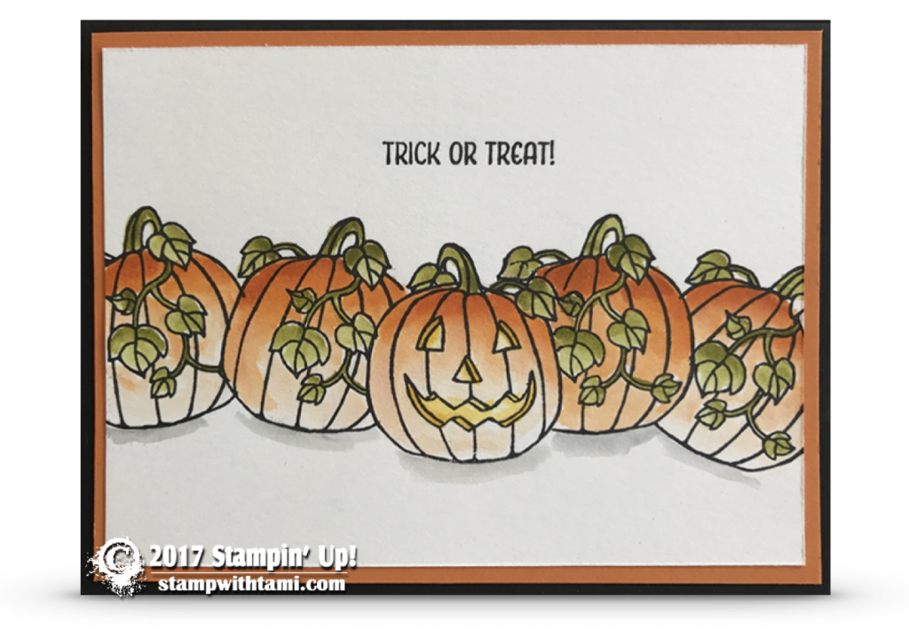 BLOG HOP & GIVEAWAY: Trick or Treat Watercoloring Pumpkins Card ...