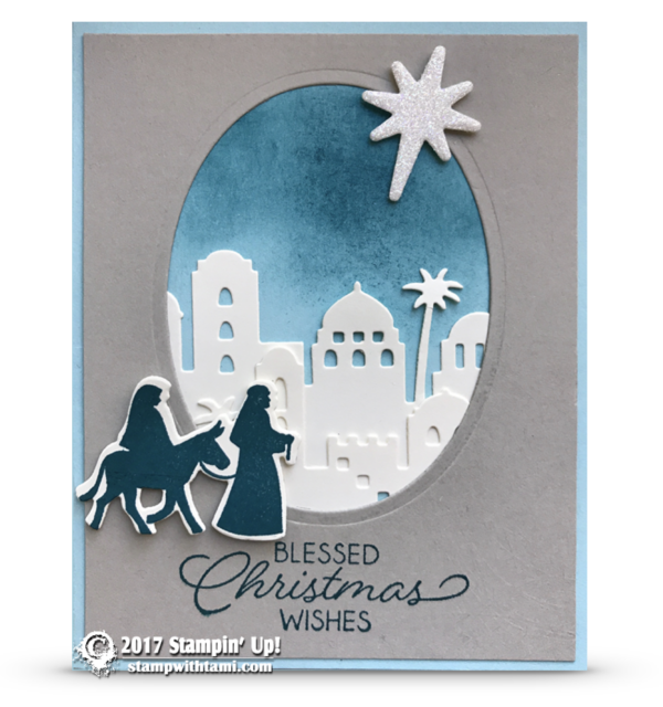 ONLINE CLASS & VIDEO: How to make a Night in Bethlehem Window Card ...
