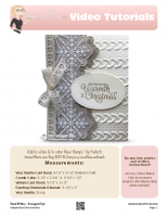 ONLINE CLASS & VIDEO: How to make a stunning sparkly Snowflake Card - Stampin' Up! Demonstrator ...