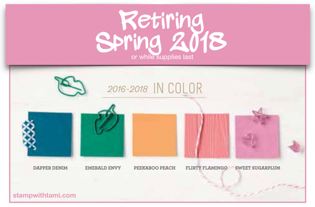 VIDEO: What you need to know about retiring In Colors - Stampin' Up ...