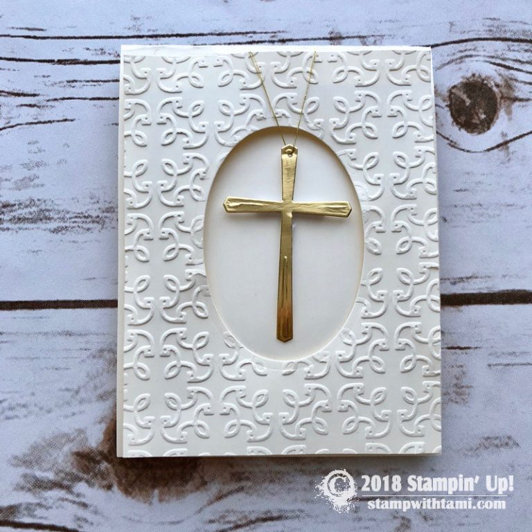 ONLINE CLASS: How to create a set of Suspended Gold Cross Cards ...