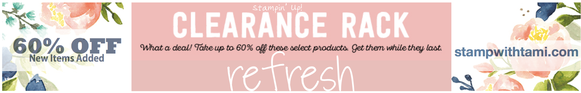 SALE! up to 60% OFF Clearance Rack Refresh - new items just added while ...