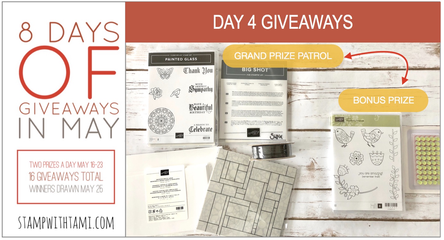 DAY 4 of 8 Days of Giveaways in May - 2 prizes a day, entry and details ...