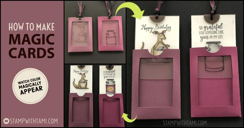 BLOG HOP VIDEO & GIVEAWAY: How to make Magic Pull Up Cards - Stampin ...