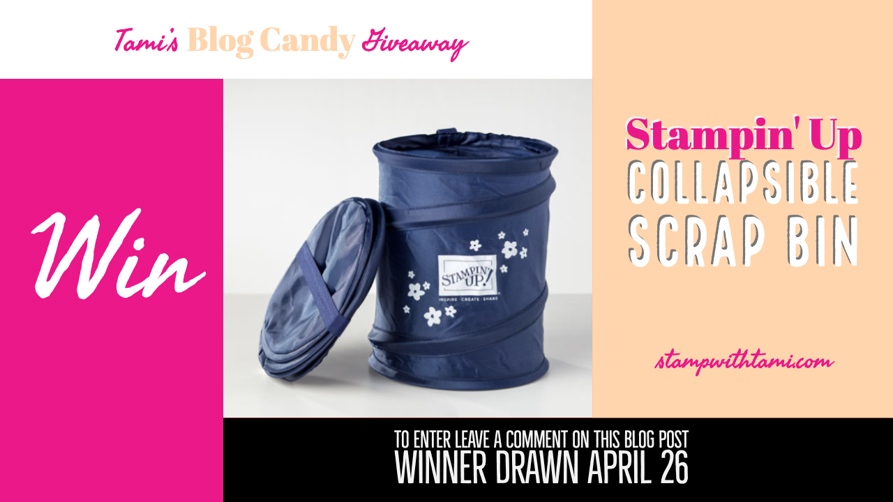 BLOG CANDY GIVEAWAY: Stampin' Up Logo Pop Up Scrap Bin - Stampin' Up ...