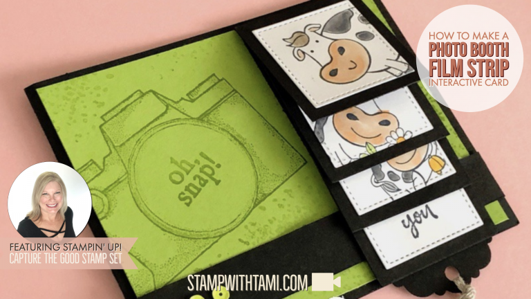 BLOG HOP & VIDEO: How to make an interactive Photo booth Filmstrip Card ...