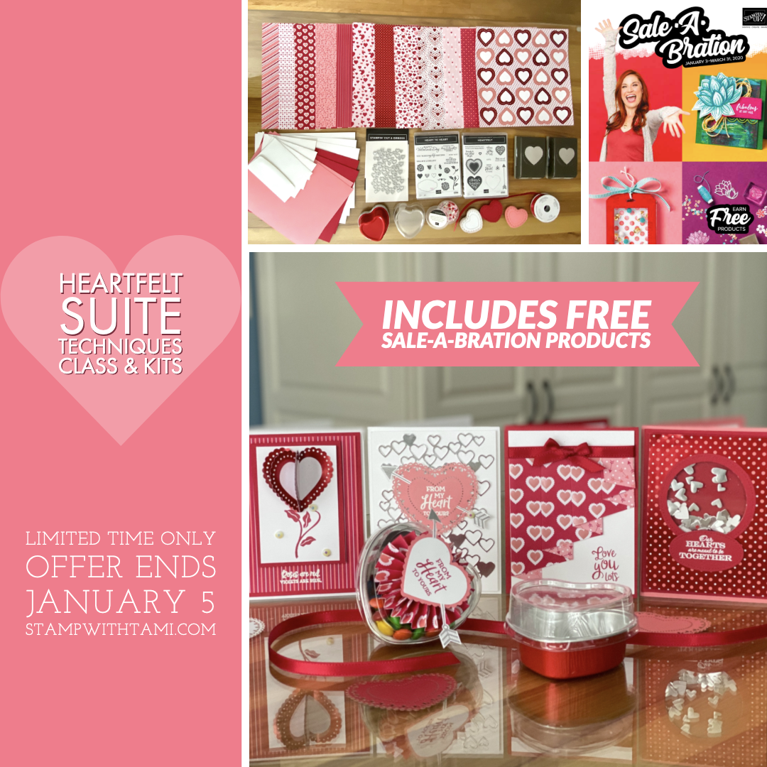 CARD KITS: Heartfelt Suite Technique Kits & Class in the mail plus SAB ...