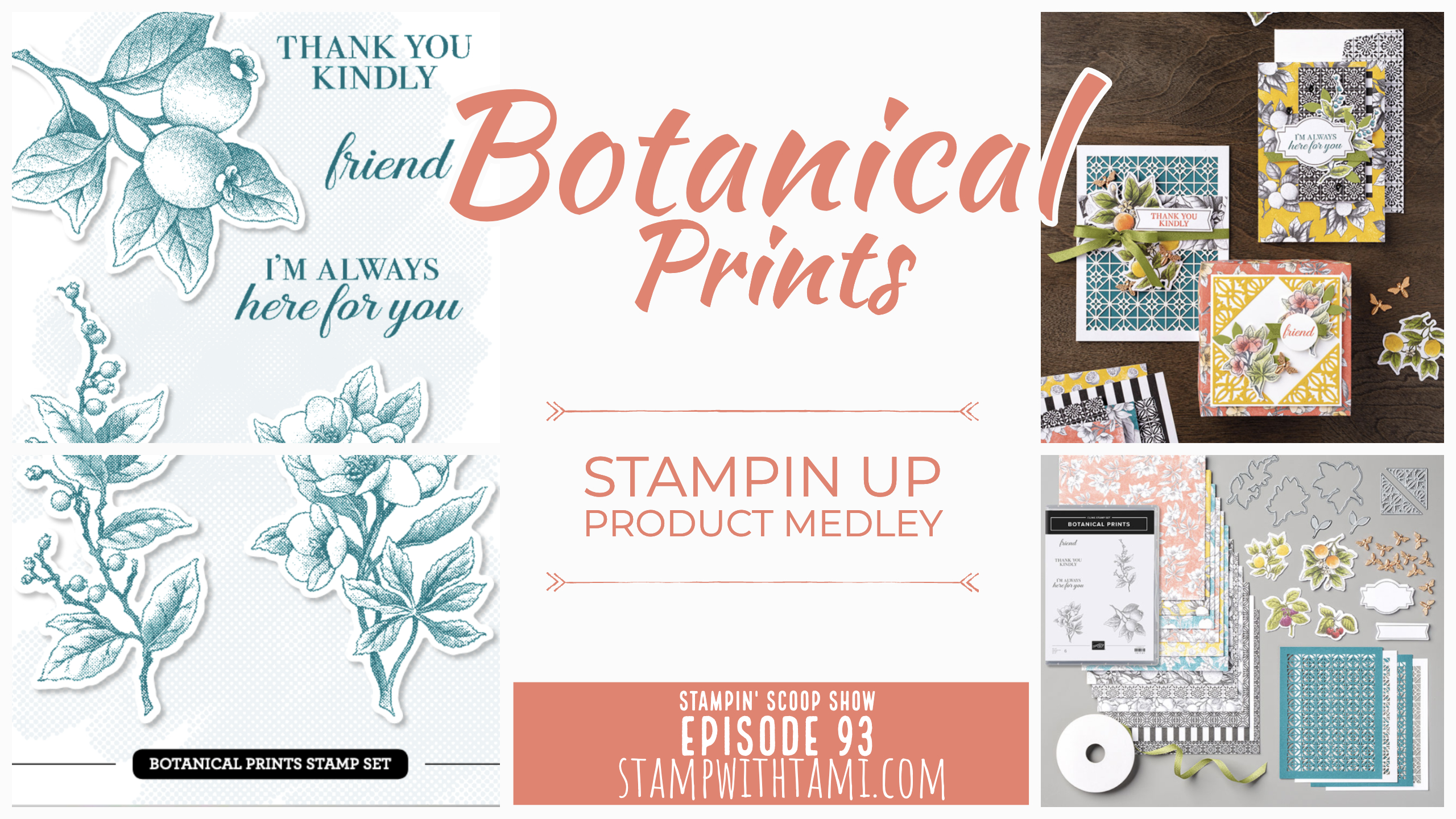 Stampin Scoop Video: Exploring the beautiful Botanical Prints Medley ...