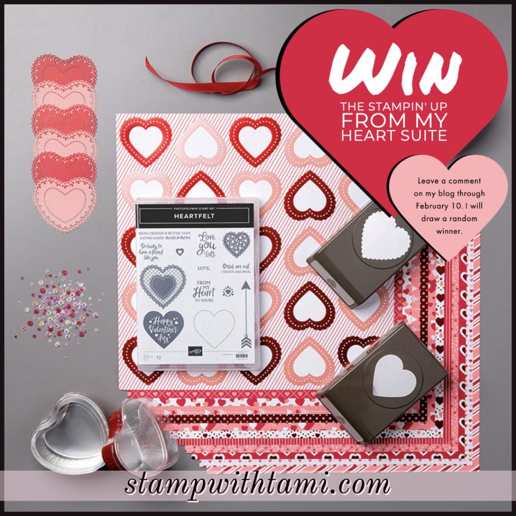 Win the From My Heart Suite - Valentine's Day Giveaway - Stampin' Up ...