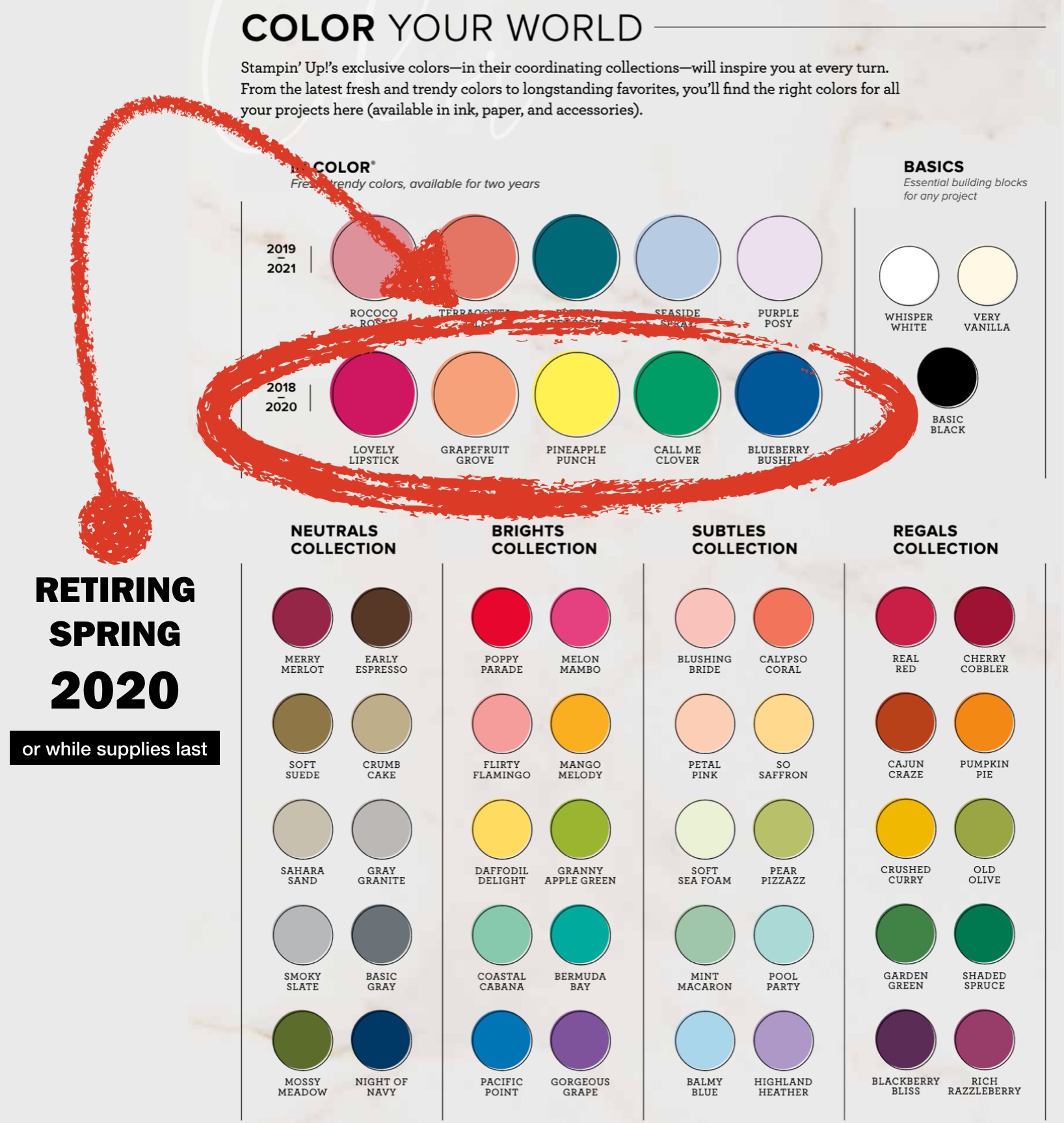 VIDEO: What you need to know about retiring In Colors - Stampin' Up ...