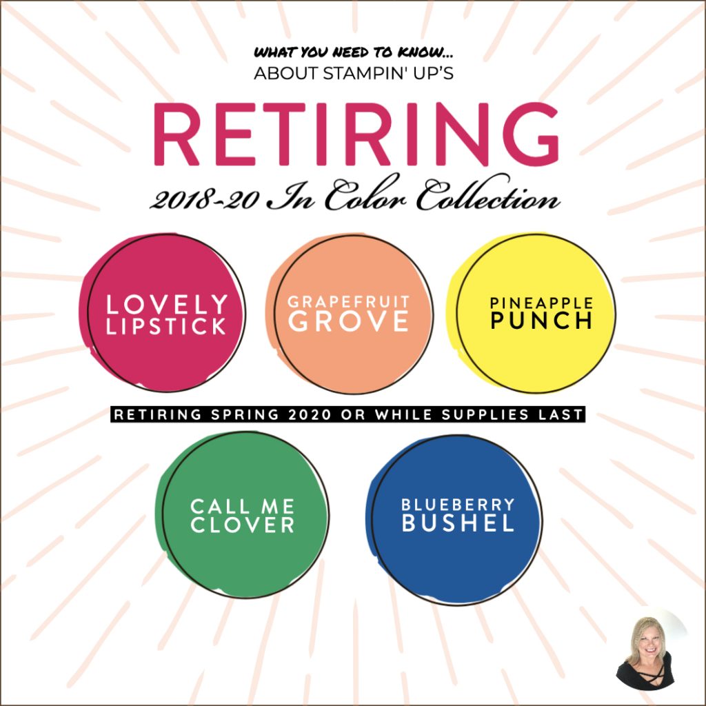 VIDEO: What you need to know about retiring In Colors - Stampin' Up ...
