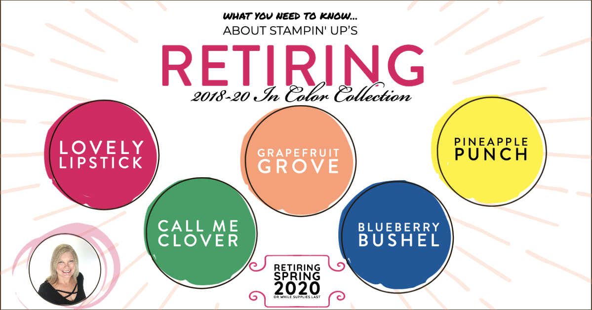 VIDEO: What you need to know about retiring In Colors - Stampin' Up ...