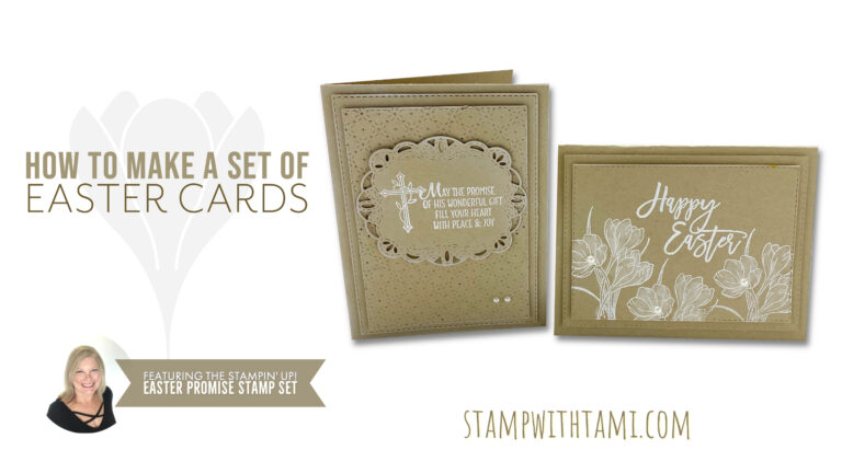 VIDEO: How to make a set of Easter Promise Cards & how to use White Ink ...