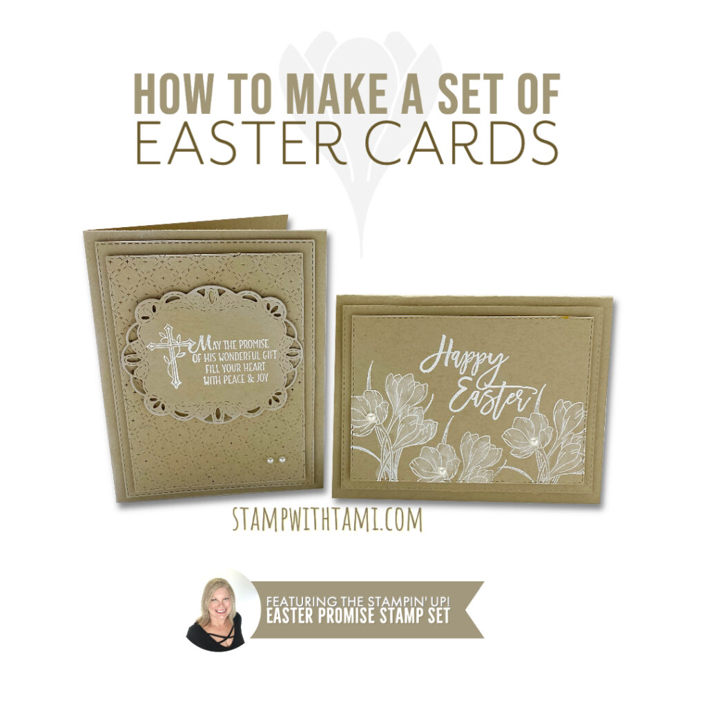 VIDEO: How to make a set of Easter Promise Cards & how to use White Ink ...