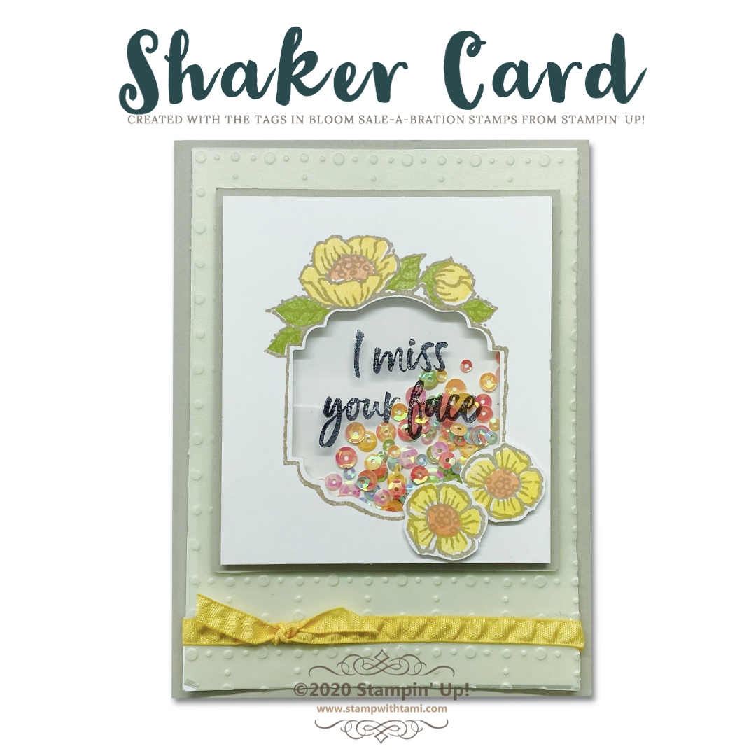 VIDEO: How to make a shake card with the new Tags In Bloom SAB Stamps ...