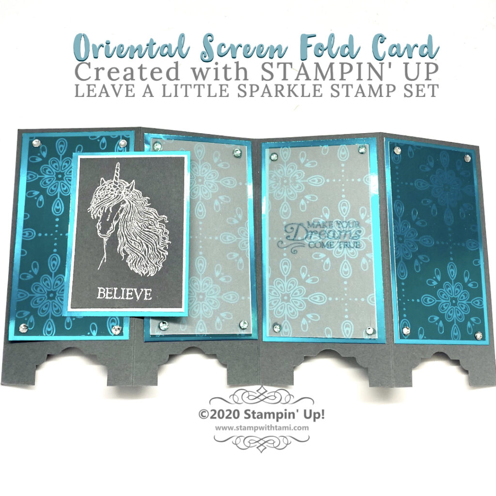 VIDEO: How to make an Oriental Screen Fold Card - Stampin' Up ...