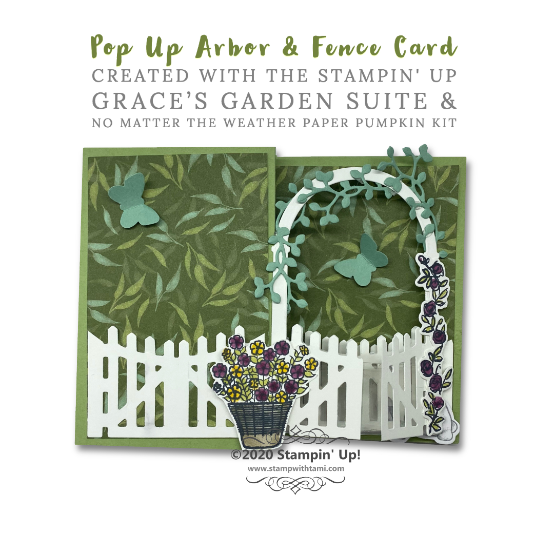 VIDEO: How to make a Garden Arbor Pop Up Card - Stampin' Up ...