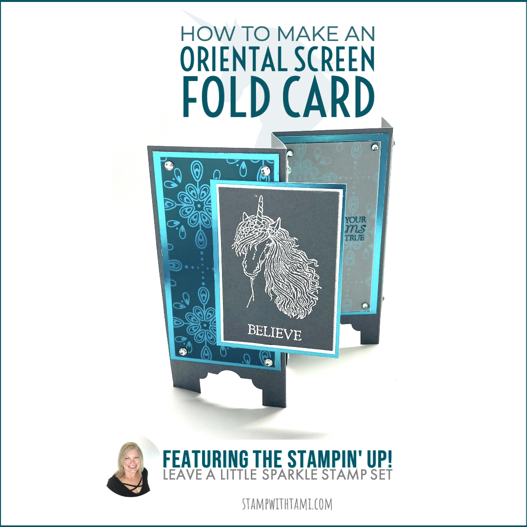 VIDEO: How to make an Oriental Screen Fold Card - Stampin' Up ...