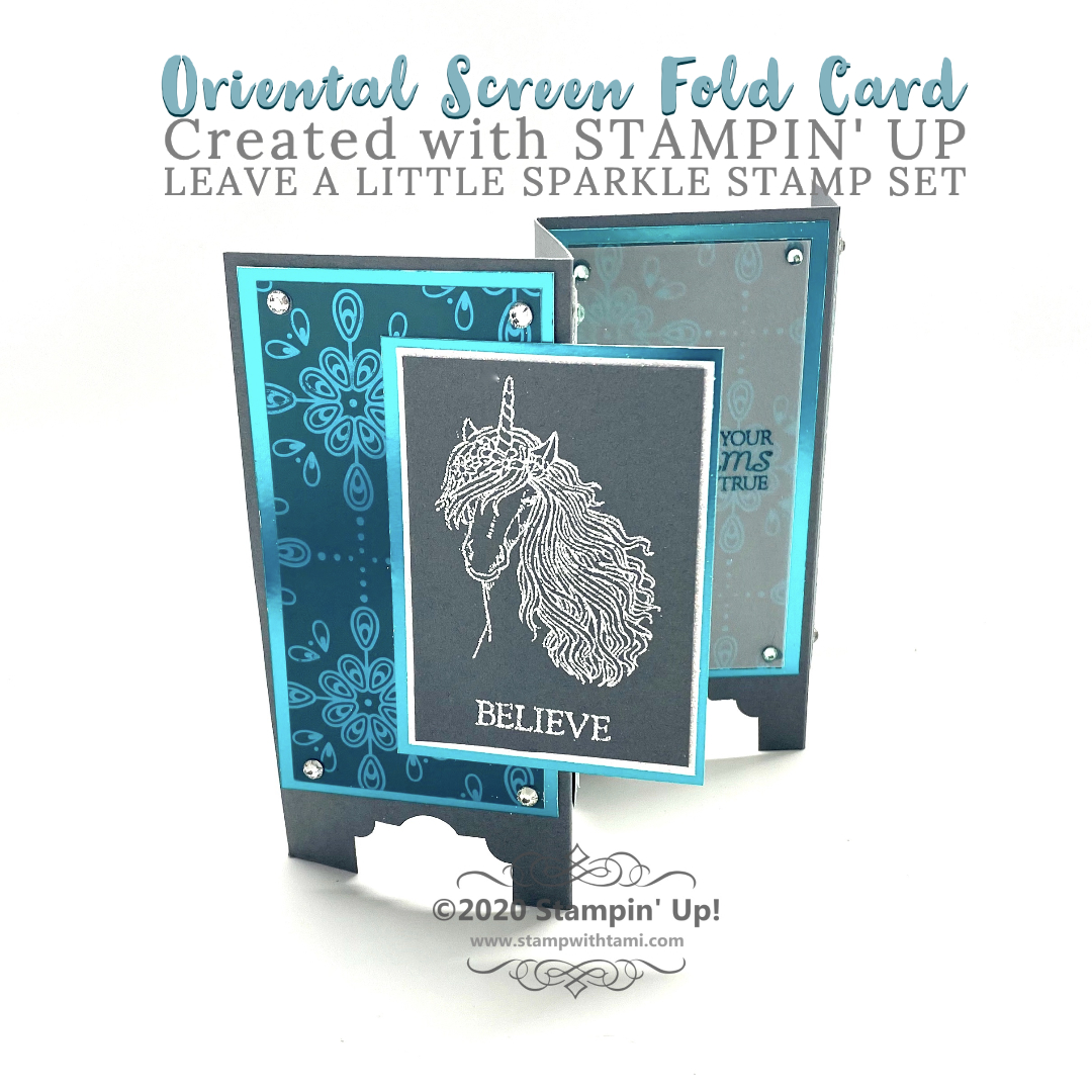 VIDEO: How to make an Oriental Screen Fold Card - Stampin' Up ...