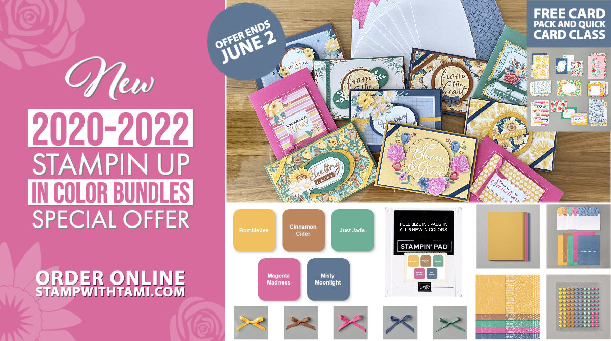 Color Bundle with Free Card Pack & Quick Card Class | StampWIthTami