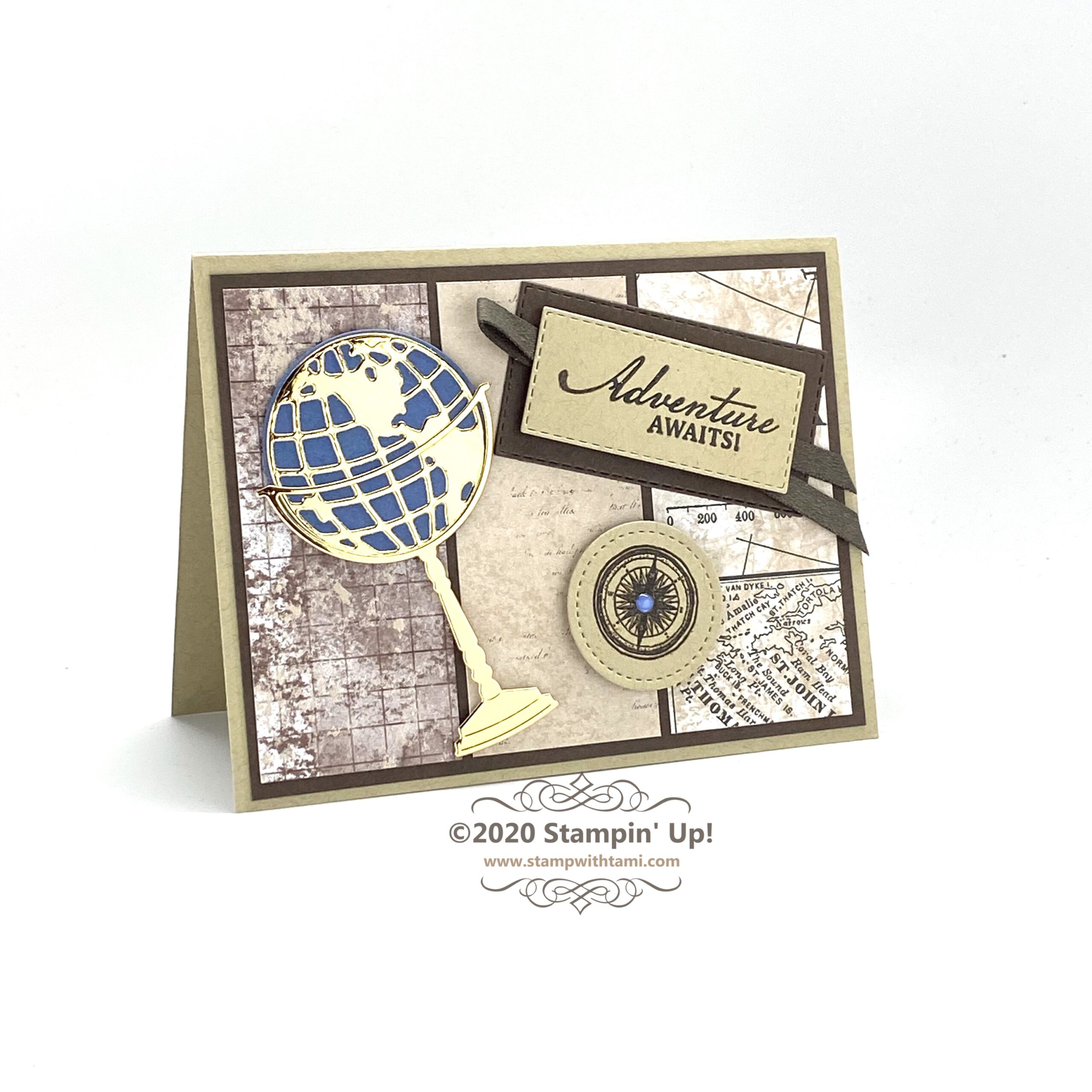 VIDEO: How to make a World Z-Fold Card - Stampin' Up! Demonstrator ...