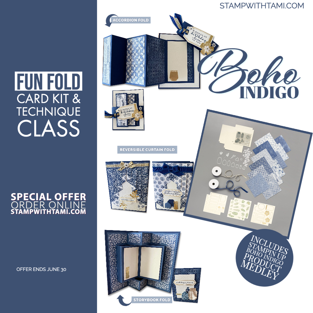 Boho Indigo Medley Kits | Stampin' Up! | StampWithTami.com