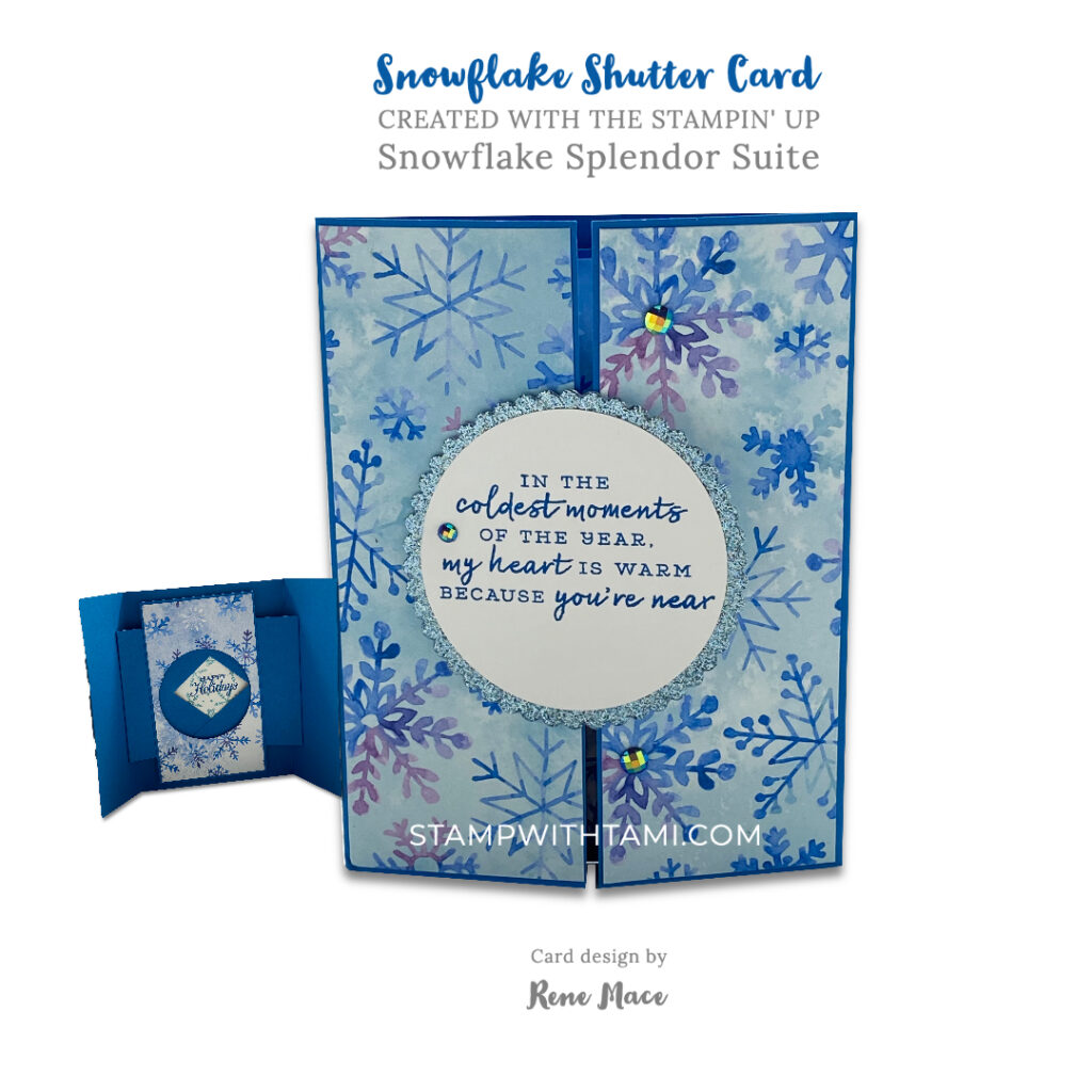 Snowflake Splendor Holiday Card | Stampin' Up! | StampWithTami.com