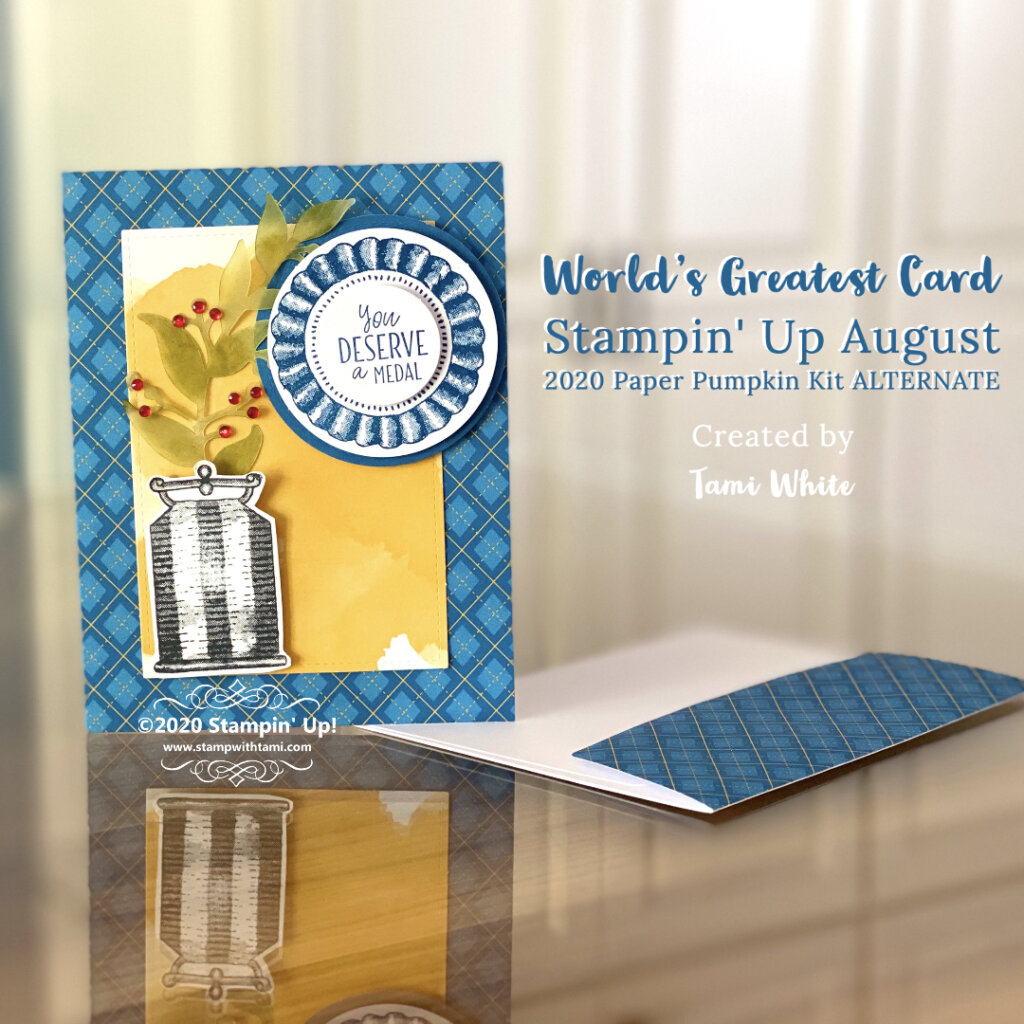 CARD: Fun alternate to the August Paper Pumpkin kit | Stampin Up ...