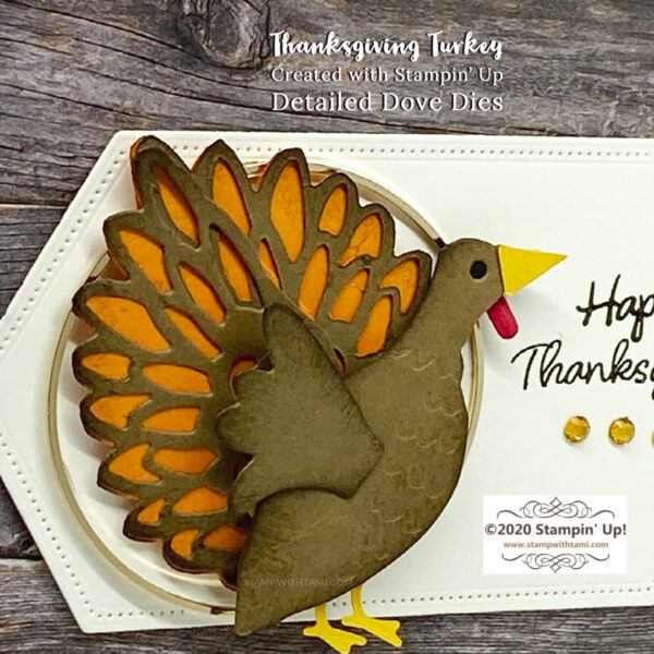 Thanksgiving Turkey Card | Stampin' Up! | StampWithTami.com