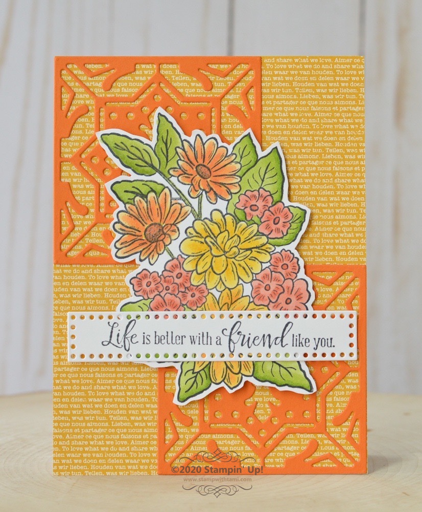 Life Is Better With A Friend Like You Card | Stampin' Up! | StampWithTami