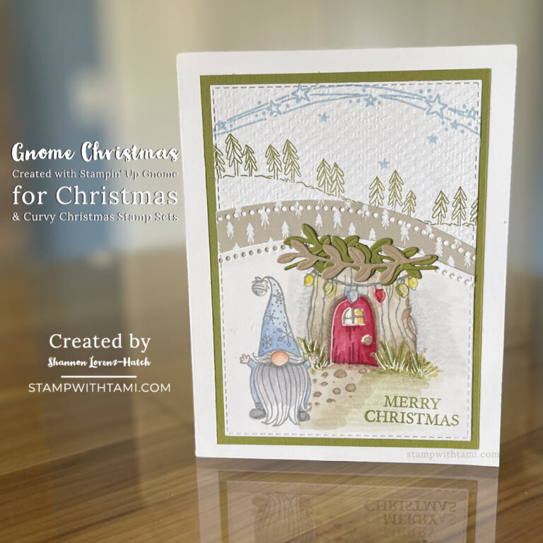 Gnome Christmas Card | Stampin' Up! | StampWithTami.com