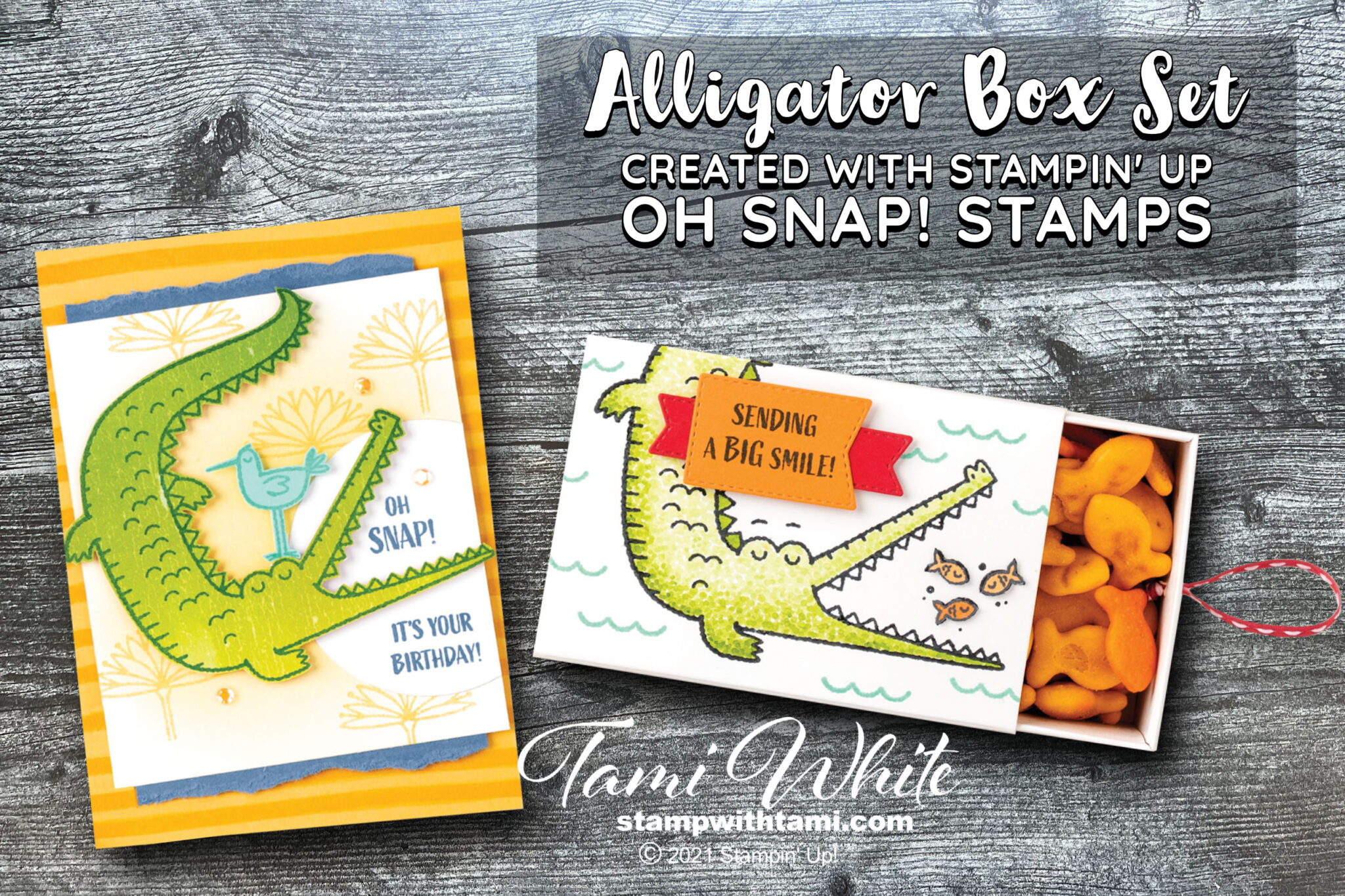 Oh Snap Card & Treat Box Tutorial | Stampin' Up! | StampWithTami.com