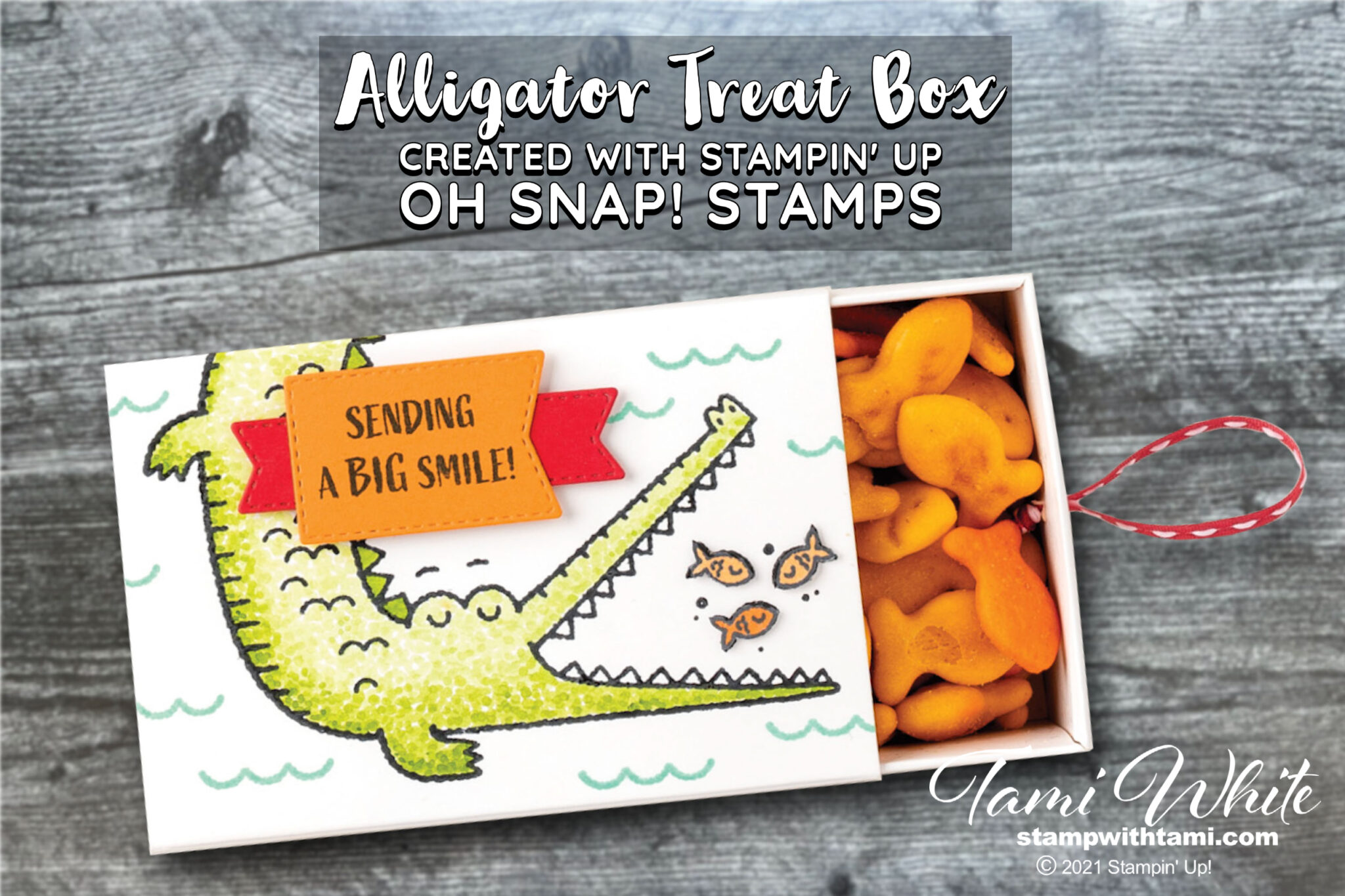 Oh Snap Card & Treat Box Tutorial | Stampin' Up! | StampWithTami.com